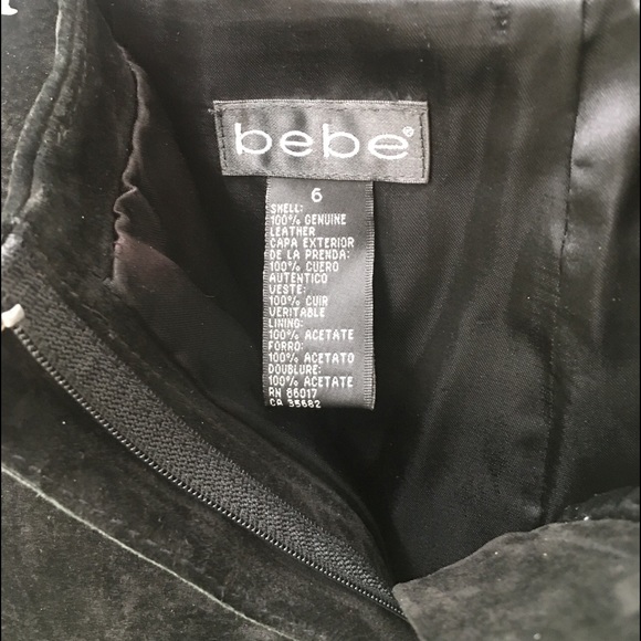 bebe | Pants & Jumpsuits | Vintage Bebe Size 2 Genuine Leather Pants ...